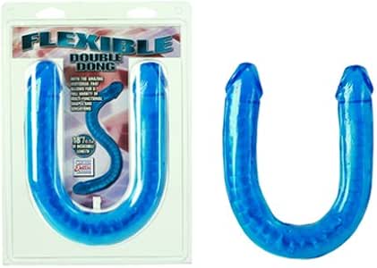 Amazon.com: California Exotics Flexible Double Dong, Ice Blue, 18 ...