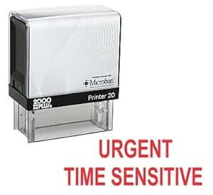 Amazon.com : StampExpression - Urgent TIME Sensitive Office Self Inking ...