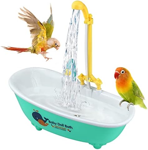 سعر XXDG Parrot Bird Bathtub for Cage, Electric Automatic Bathtub with ...
