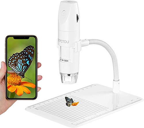 STPCTOU Wireless Digital Microscope USB 50X-1000X 1080P Handheld ...