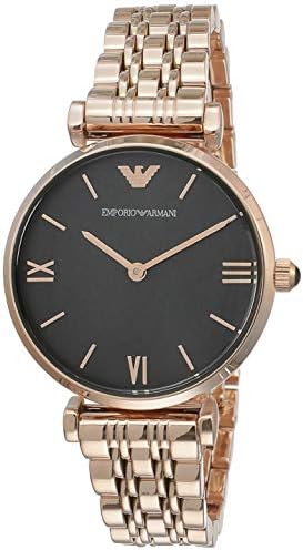 سعر Emporio Armani Womens Quartz Watch, Analog Display and Stainless ...