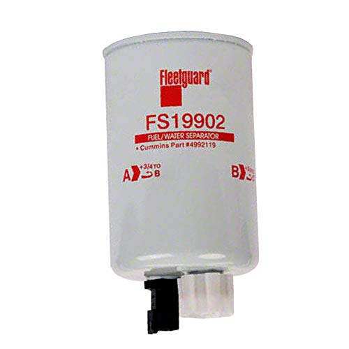 Amazon.com: Fleetguard Separator Fuel/Water Spin On Part No: FS19902 ...