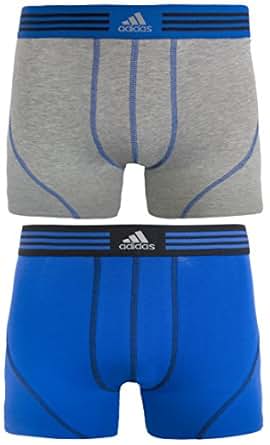 Amazon.com : adidas Men's Athletic Stretch Cotton Trunk Underwear (2-Pack) : Athletic Underwear ...