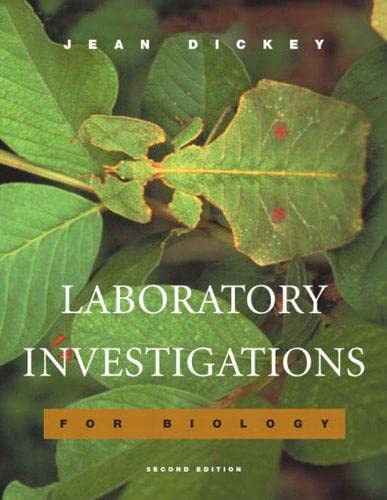 Amazon.com: Laboratory Investigations for Biology: 9780805367898 ...