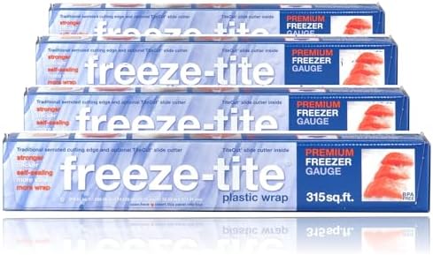 Polyvinyl Films Inc Freeze-tite Plastic Freezer Wrap, 315-Square Feet x ...