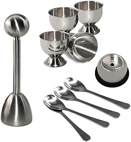 Egg er Topper Set - Complete Soft Boiled Egg Tool Set Easy Eggs Opener ...