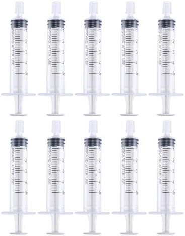 Beaupretty 10pcs 5ml Plastic Liquid Measuring Syringe Tools Perfume ...