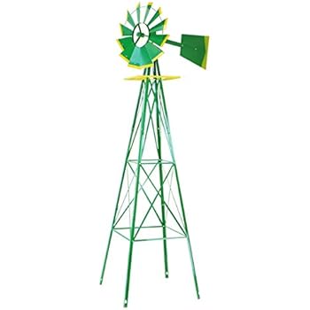 Amazon.com: SMV Industries 8 ft. Windmill - Green and Yellow: Home ...