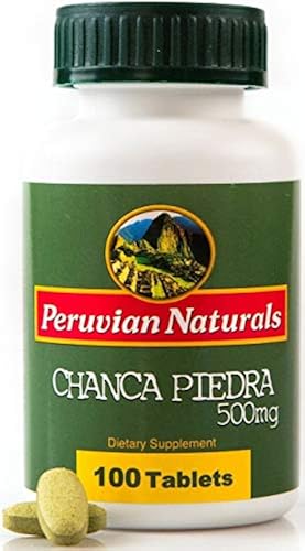 Peruvian Naturals Chanca Piedra 500mg - 100 Tablets (Stonebreaker ...