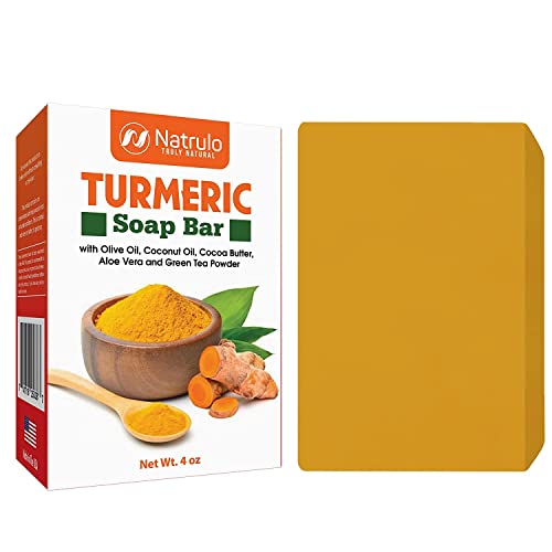 Turmeric Soap Bar for Face & Body - All Natural Turmeric Cleansing Skin ...