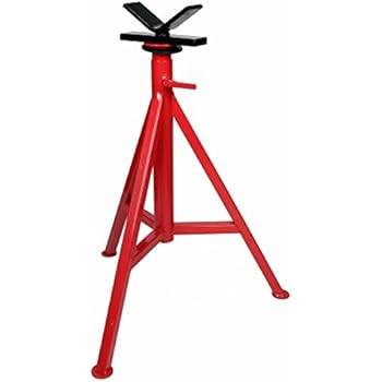 Toledo Pipe 56662 1/8"-12" Portable V High Head Pipe Stand Adjustable ...