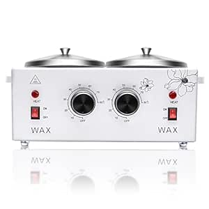 Amazon.com: Double Wax Warmer Professional Electric Wax Heater Machine for Hair Removal, Dual ...