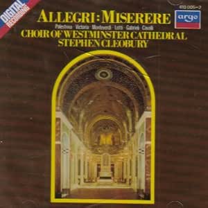 - Allegri: Miserere - Amazon.com Music
