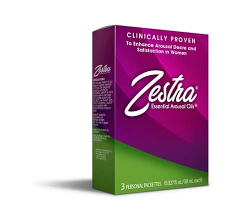 Zestra Essential Arousal Oils - 3 Single Dose Packets 0.8ml - Organic ...
