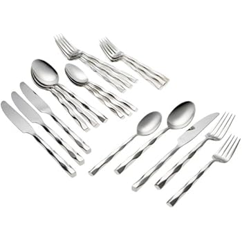 Amazon.com | Yamazaki Byzantine 24-Karet 20-Piece Flatware Set, Service ...