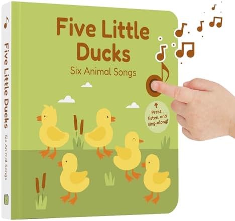 Cali's Books Five Little Ducks Nursery Rhymes Book for Toddlers | Sound ...