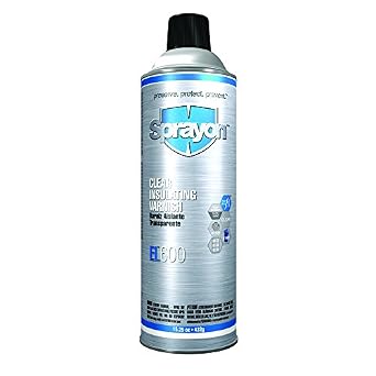 Sprayon SC0600000 EL600 Clear Insulating Varnish Aerosol, 15.25 ounces ...