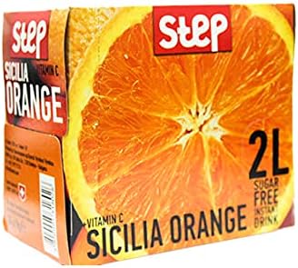 step Sugar Free Instant Drink Juice 24 sachets with Orange Flavor ...