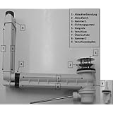 Geberit Ab- und Überlaufventil Clou mit Hebelgestänge für Exzenter 152 ...