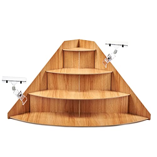 Tapeera 4-Tier Retail Wooden Display Riser - Farmers Market Craft Fair ...