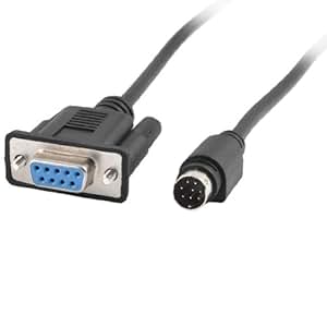 Sourcingmap - Cable PLC (Conector RS422 a Mini DIN de 8 Pines, 3 m ...