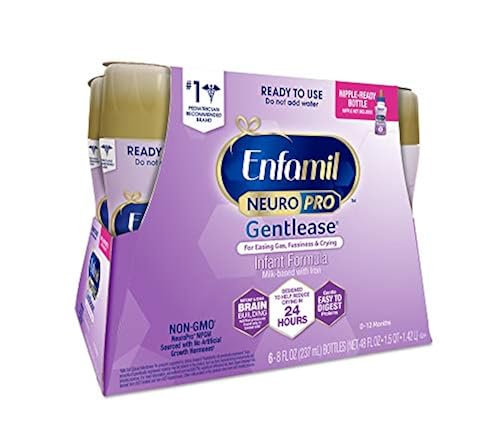Enfamil Gentlease Milk-Based Formula, for Fussiness, Gas, and Crying ...