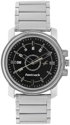 Titan Watch for Men, Quartz Movement, Analog Display, Silver Stainless ...