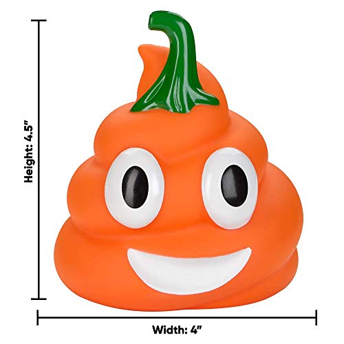 Halloween Pumpkin Poop Emoji - Lights Up and Farts - Great Halloween ...