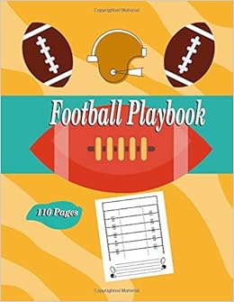 Football Playbook: Football Notebook 8.5 X 11 size , Playbook for play ...