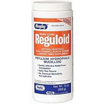 Amazon.com: Reguloid Natural Vegetable Bulk-Forming Laxative, Orange ...
