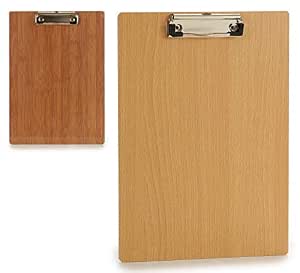 Tabla madera con pinza A4: Amazon.es: Oficina y papelería