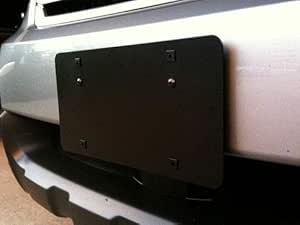 Amazon.com: TrunkNets Inc Front Bumper License Plate Mounting Bracket ...
