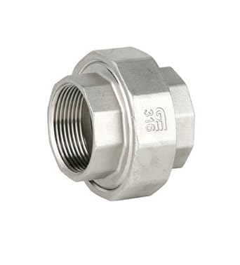 3/4" Union FxF 316 Stainless Steel ( Class 150 NPT): Amazon.com ...