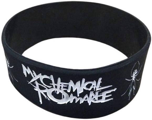 My Chemical Romance Silicone Bracelet Punk Rock Band Music Wristband ...