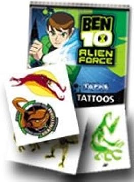 Ben 10 Alien Force Temporary Tattoos by TOPPS: Amazon.fr: Jeux et Jouets