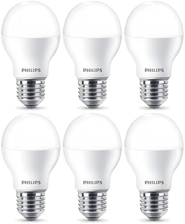 PHILIPS Star LED Bulb E27, 9 Watt, 3000 Kelvin, 855 Lumen, E27 (6 ...