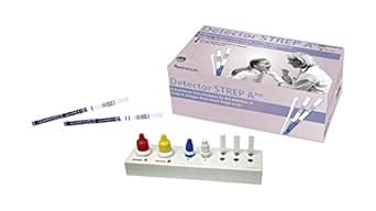 Amazon.com: Detector Strep A Rapid Test Kit, Throat Swabs, CLIA Waived ...
