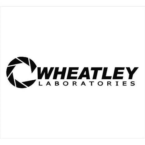 Amazon.com: (2x) 5" Aperture Science Wheatley Laboratories Portal Logo ...