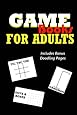 Amazon.com: Game Books for Adults: Dots and Boxes, Hangman, Tic Tac Toe ...