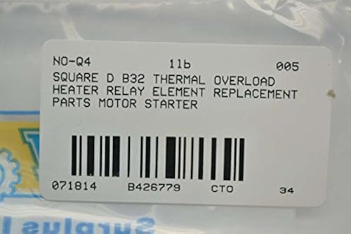 Square D Thermal Overload Chart B15.5 Heater Chart Square D Ar2.98