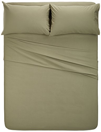 Pinzon Signature 190-Gram Cotton Heavyweight Velvet Flannel Sheet Set ...