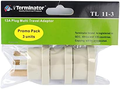 Terminator Multi Traveler Adapter With Shutter & Indicator (UK to ...