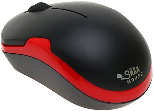 ShhhMouse Wireless Silent Noiseless Clickless Mobile Optical Mouse with ...