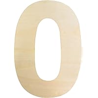 Amazon.com: Wooden Letters O Large Wooden Letters 12 Inch Unfinished ...
