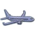 Amazon.com: Airplane Jet Plane Iron-on Patch : Arts, Crafts & Sewing