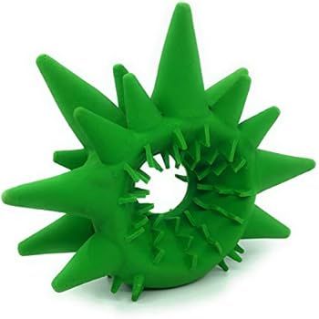 Pet Supplies : Sensory Spiky Wheel Rubber/Latex Dog Toy, Comply with ...