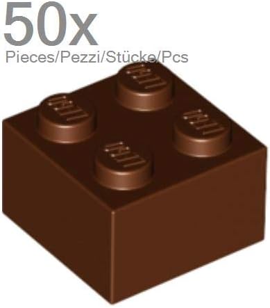 LEGO Bricks: Brown 2x2. Part 3003 (X 50): Amazon.co.uk: Toys & Games