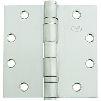 Ives 5BB1 4.5 X 4.5 651 625/US26 Hinges, Bright Polished Chrome Finish ...
