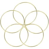 Amazon.com: Metal Rings Hoops Macrame Rings for Dream Catcher and ...