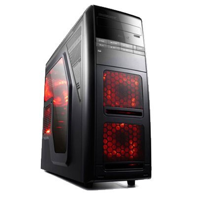 V8 Black Gaming ATX / MATX PC Computer Case Chassis with ESATA, USB 3.0 ...